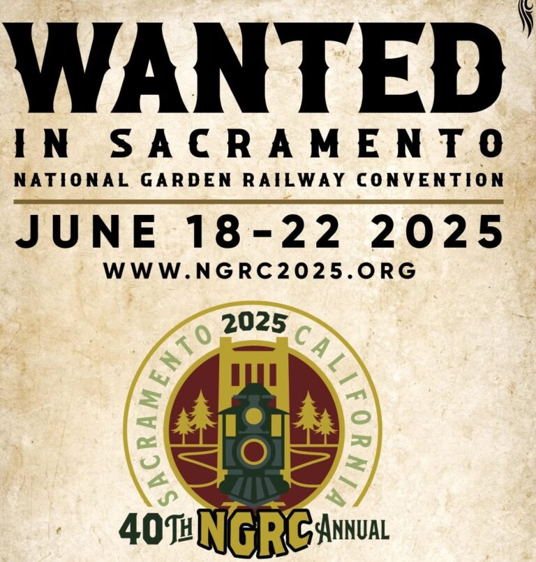 NGRC 2025 Sacramento Valley – The Denver Garden Railway Society